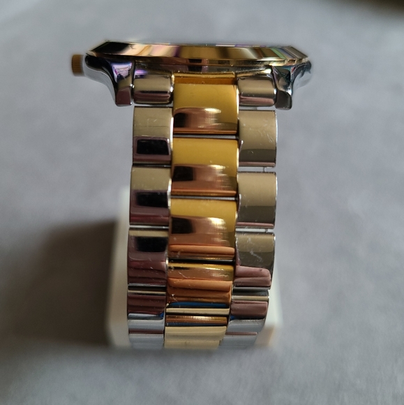 Michael Kors | Accessories | Michael Kors Slim Runway Mk3479 Two Tone ...